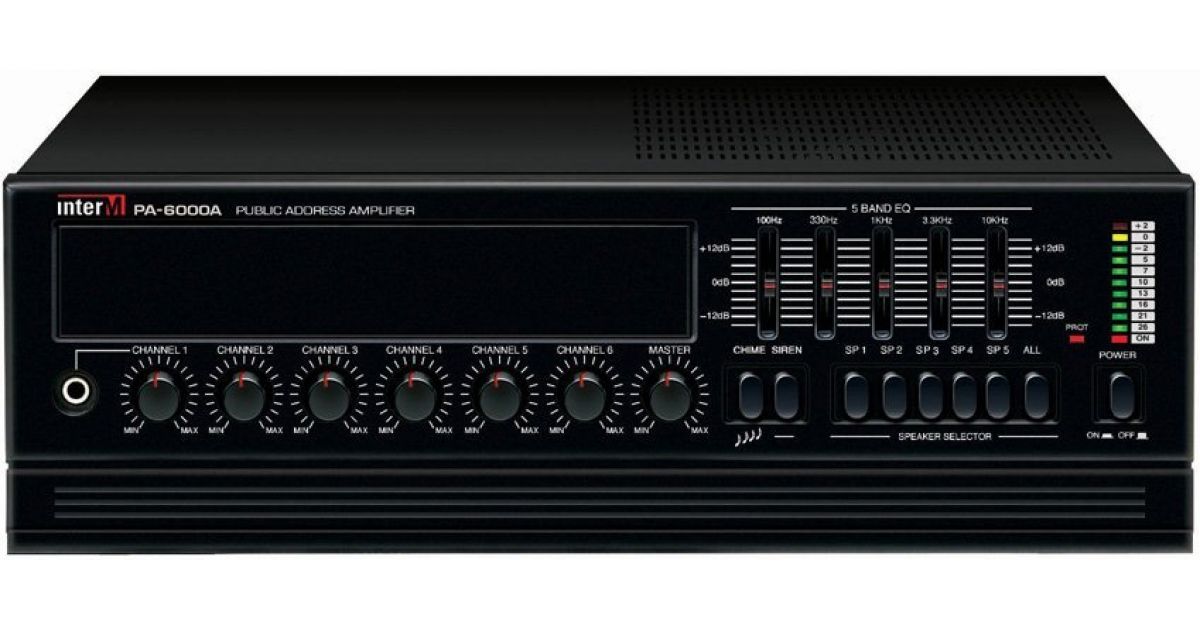 Трансляционный усилитель мощности Inter-M PA-4000A • лучшая цена • купить в музыкальном интернет ...